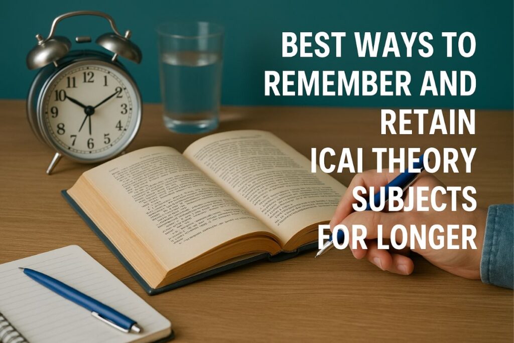 Best Ways to Remember and Retain ICAI Theory Subjects for Longer ...