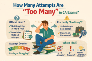 How Many Attempts Are “Too Many” in CA Exams? - BuddingCA