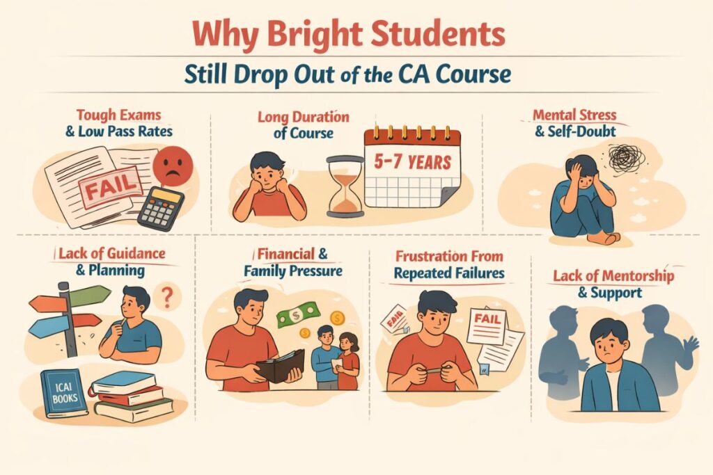 Why Bright Students Still Drop Out of the CA Course - BuddingCA